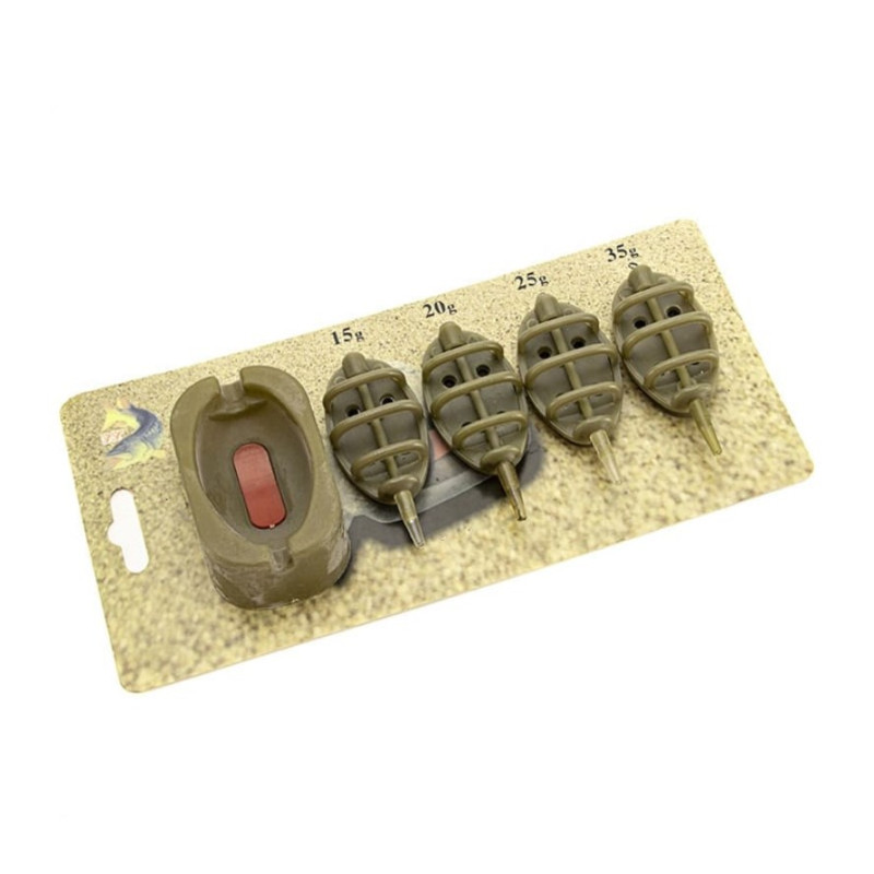 Set 4 momitoare Method Feeder cu Incarcator - Articole de Pescuit